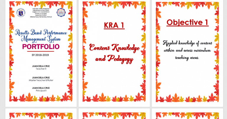 RPMS Portfolio | DepEd Tambayan