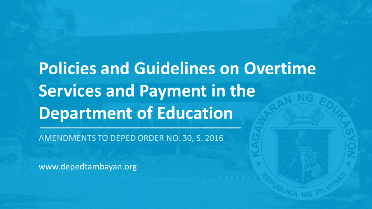 DepEd Orders | DepEd Tambayan