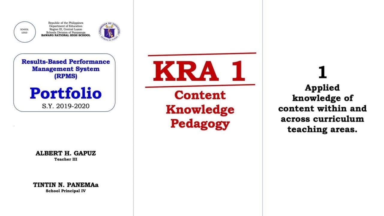 RPMS Portfolio | DepEd Tambayan