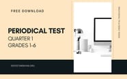 1st Periodical Test SY 2019 2020 1st Periodical Test SY 2019 2020