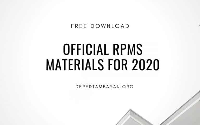 Download FREE New RPMS 2020 editable cover