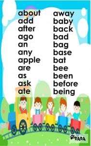 Basic Spelling Vocabulary List