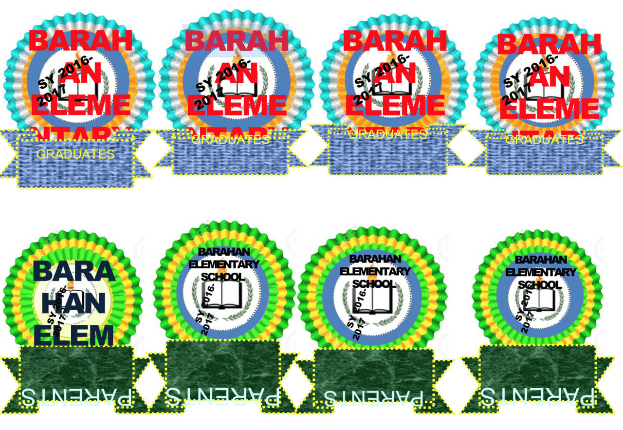 Complete Ribbon Heads for Graduation