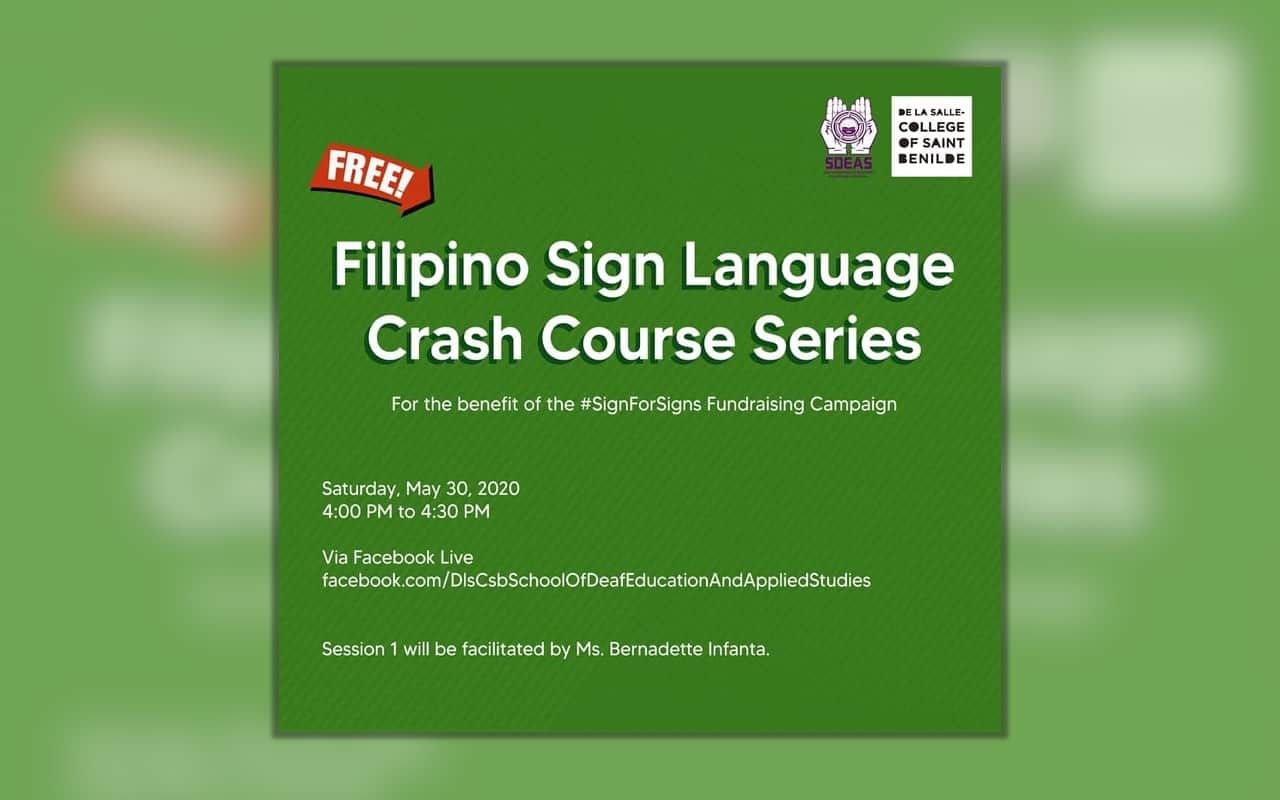 Learn Filipino Sign Language online for free