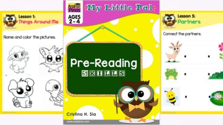 Develop PreReading Skills with this Colorful Workbook