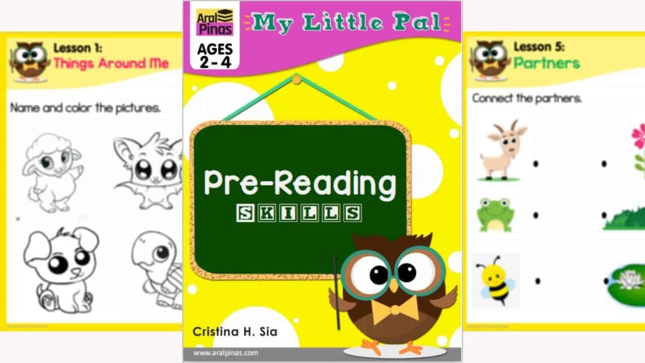 Develop PreReading Skills with this Colorful Workbook