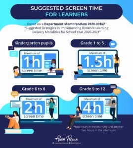 Here's how much screen time DepEd is suggesting for learners