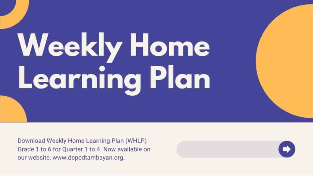 Grade 4 Weekly Home Learning Plan Quarter 4 (WHLP)