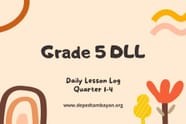 Daily Lesson Log DepEd Tambayan
